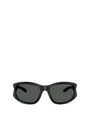 DIESEL® Rectangle Sunglasses Black