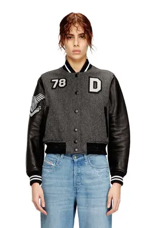 Women's Crop Varsity Jackets