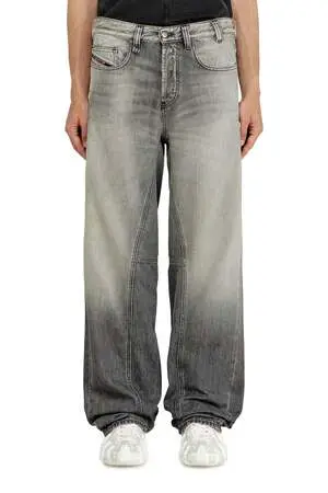 DIESEL® Relaxed Fit Low Waist Wide Leg Jeans