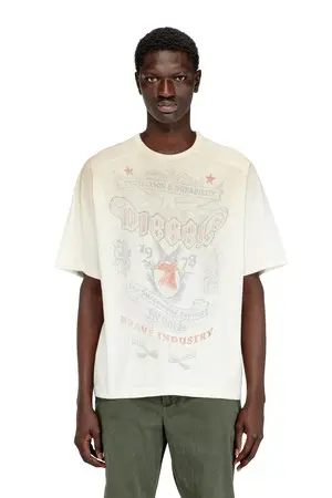 DIESEL® T-shirt With Crest Graphic