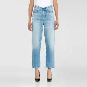 DIESEL® 1981 D-went High Waist Cropped Straight Leg Jeans - Blue