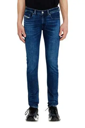 DIESEL® Sleenker Skinny Jeans Low Waist Zip Fly - Blue