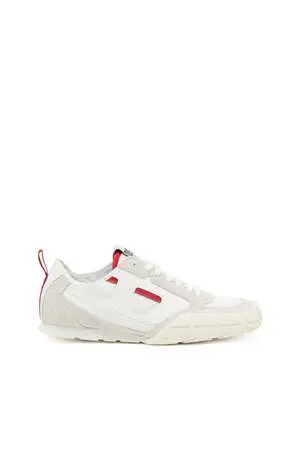 DIESEL® S-pagodha Leather, Suede, And Ripstop Lace-up Sneakers - Multicolor