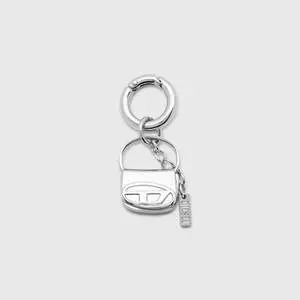 DIESEL® Metal Charm With Mini 1dr Charm - Silver