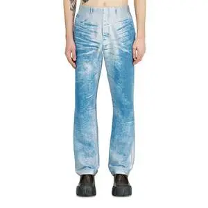 DIESEL® Slim Fit Jeans With Zip Fly And Colored Wash