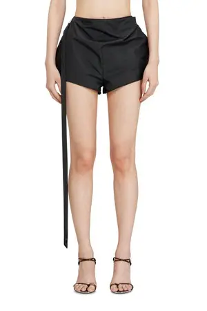 DIESEL® Taffeta Wrap Effect Mini Shorts