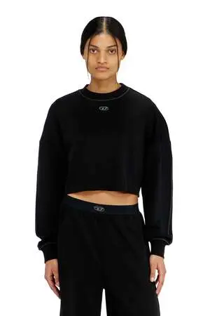 DIESEL® Cropped Top In Light Stretch Scuba