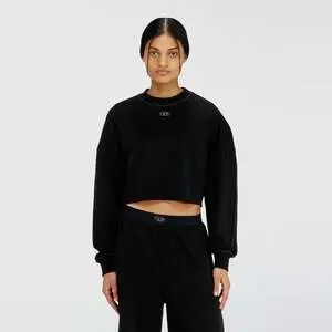DIESEL® Cropped Top In Light Stretch Scuba
