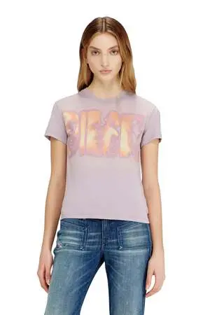 DIESEL® Slim Fit Graphic Print T-shirt - Violet