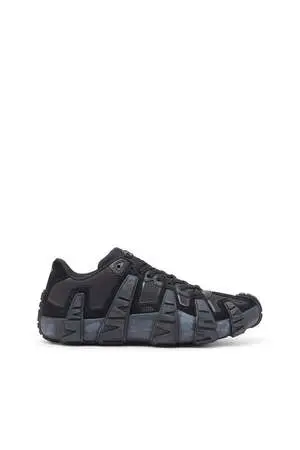 DIESEL® S-d-griffe Technical Nylon And Suede Lace-up Sneakers - Multicolor