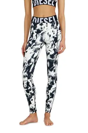 DIESEL® Leggings In Printed Microfibre - Multicolor