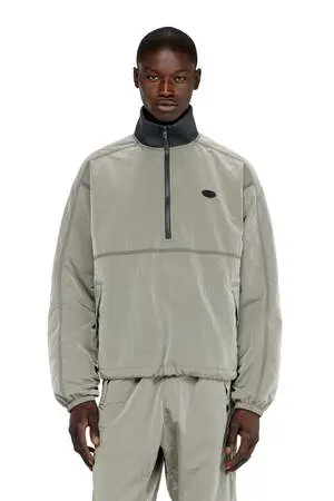 DIESEL® Nylon Crinkle Effect Zip Jacket