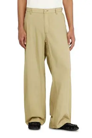 DIESEL® Cotton Ripstop Pants With Side Buckles