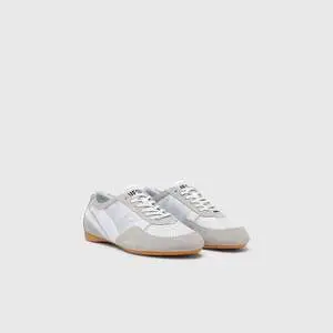 DIESEL® D-mile Flat Sneakers With Suede Overlays - Blue