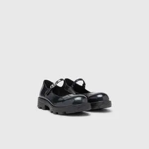 DIESEL® D-hammer Patent Leather Mary Jane Flats - Black