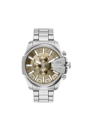 DIESEL® Stainless Steel Chronograph Watch - Silver