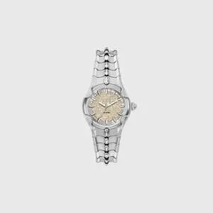 DIESEL® Vert Stainless Steel Watch With Pave Dial - Silver