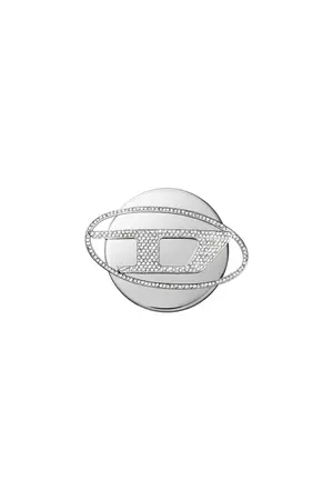 DIESEL® Oval D Grip & Stand - Silver