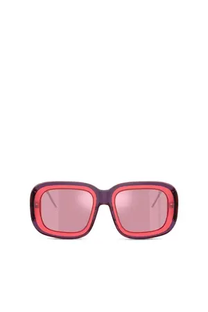 DIESEL® Square Frame Sunglasses - Pink