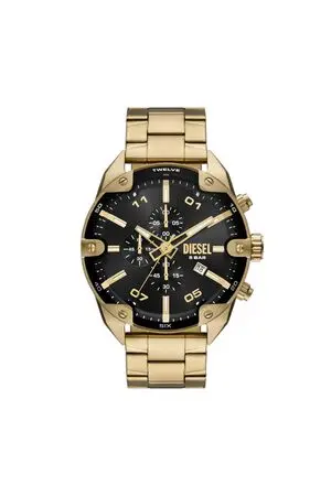 DIESEL® Stainless Steel Chronograph Watch - Gold