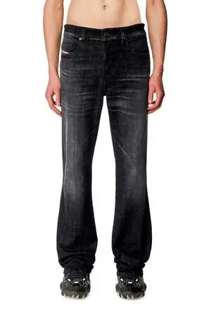 DIESEL® Diesel Bootcut Jeans With Embroidered 'D' Black
