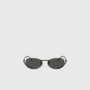 DIESEL® Oval Metal Sunglasses - Black