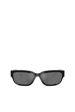DIESEL® Rectangular Acetate And Metal Sunglasses - Grey