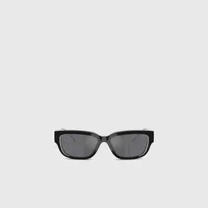 DIESEL® Rectangular Acetate And Metal Sunglasses - Grey