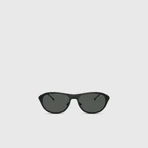 DIESEL® Rectangle Sunglasses With Metallic D Logo Detail - Multicolor