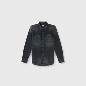 DIESEL® Denim Overshirt - Black