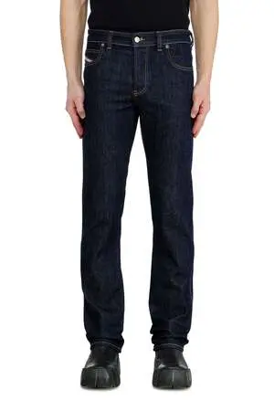 DIESEL® Slim Fit Dark Wash Button Fly Jeans - Blue