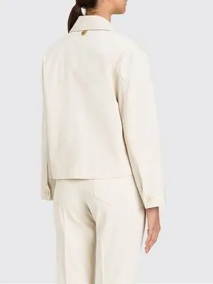 TWINSET U & B Jacket With Fringe And Crochet Detail
