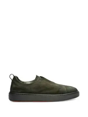 Santoni Victory-2 Slip-on Sneakers - Green