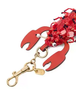 ANYA HINDMARCH Lobster Sequin Embellished Keyring