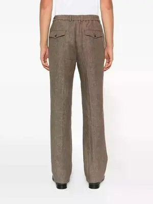 Incotex Slub Texture Elasticated Waistband Trousers