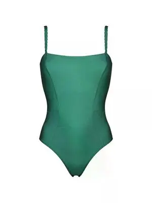 KIÓHNE Karina Braided-strap Swimsuit - Green