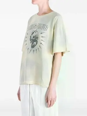 THUG CLUB Skull-print T-shirt