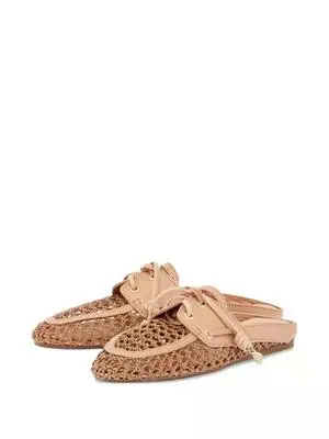ANCIENT GREEK SANDALS Naveta Woven Leather Sandals