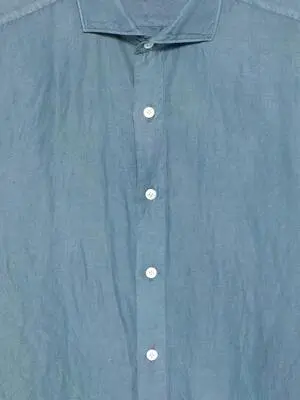FINAMORE 1925 Spread-collar Button-up Shirt