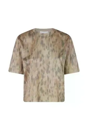 Ganni Animal Print T-shirts For Women