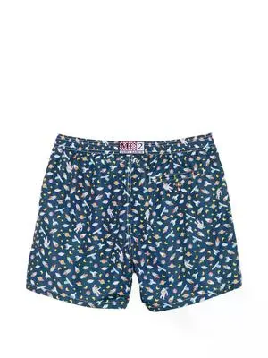 MC2 SAINT BARTH Astronaut Print Swim Shorts