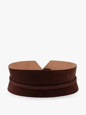 Alaïa Suede Belt With Drawstring Closure - Multicolor