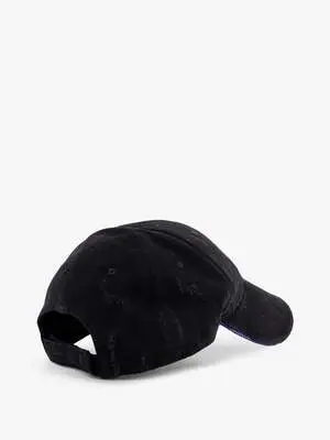 Balenciaga Baseball Cap With Distressed Effect