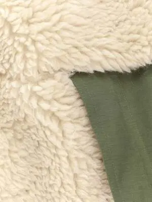 Sacai Eco Shearling And Nylon Jacket - Multicolor