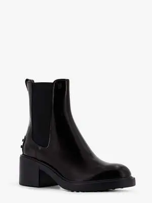 TOD'S Gomma T60 Leather Ankle Boots - Multicolor