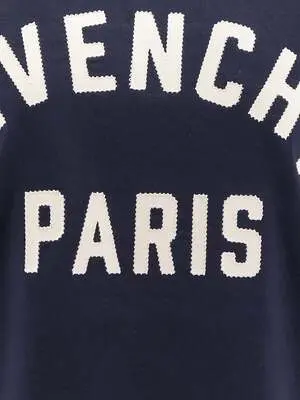 Givenchy Ribbed Crewneck Short Sleeve Cotton T-shirt - Multicolor