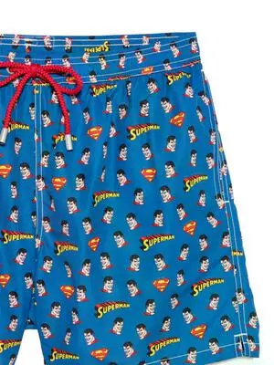 MC2 SAINT BARTH Superman Print Swim Shorts