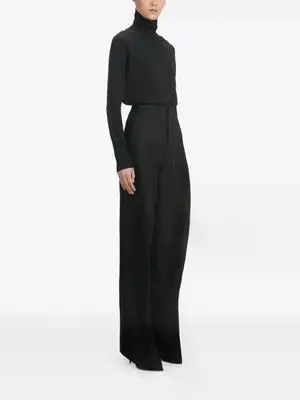 Victoria Beckham Pleated Wool Trousers