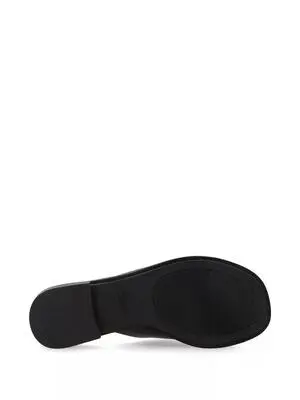 FRAU Double-strap Buckle Sandals - Black