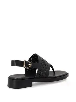 FRAU Perforated Leather Sandals